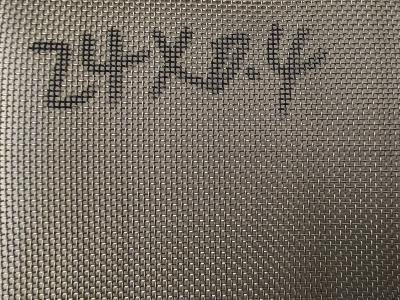 China 24mesh 0.40mm Wire Stainless Steel Square Wire Mesh | Plain Weave Woven Filter Mesh for sale