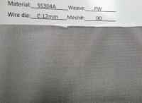 China Stainless Steel Woven Wire Mesh with 90mesh for sale