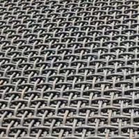 China High Carbon Steel Wire Mesh with Superior Wear Resistance Stable Mesh Opening and High Tensile Strength for Quarry Screening for sale