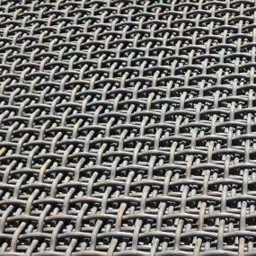 China High Carbon Steel Wire Mesh with Superior Wear Resistance Stable Mesh Opening and High Tensile Strength for Quarry Screening for sale
