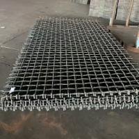 China High Carbon Steel Wire Mesh with Superior Wear Resistance Stable Mesh Opening and High Tensile Strength for Quarry Screening for sale
