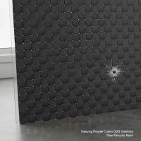 China Powder Coated 304 Stainless Steel Security Mesh Anti-Rust Bulletproof Window Screen for sale