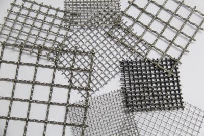 China Square Hole Crimped Wire Mesh Stainless Steel 304 316L For Filtering Salt for sale