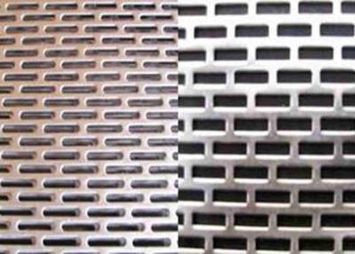 China Slot Hole 0.1mm To 8mm Perforated Metal Mesh For Liquids And Solids Filtration for sale