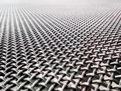 China High Carbon Steel Crimped Wire Mesh Quarry Screen 1.37mm To 12.7mm Diameter for sale