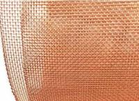 China Medium Copper Metal Woven Wire Mesh Resistance To Atmosphere Corrosion for sale