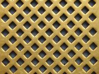 China Copper Brass Non Ferrous Perforated Metal Mesh 0.5mm Thick for sale