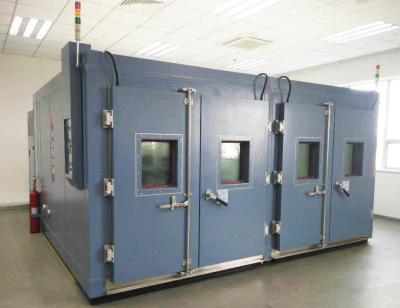 China LIYI Custom 2 Chambers Combined Walk-In Humidity Chamber -50°C to +100°C Temperature Range with 20-98% RH Control for sale
