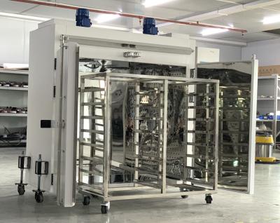 China LIYI Powder Coating  Hot Air Circulation Drying Oven  Double Door  10 Layers Cart for sale