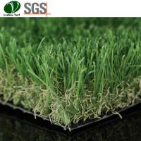 China Diamond Monofilament Plastic Lawn Grass / Artificial Grass Flooring Tile for sale