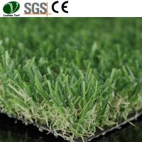 China Green Fake Synthetic Grass Tiles For Cricket Pitch Landscaping 4 Colors for sale