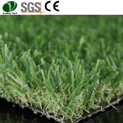 China Green Fake Synthetic Grass Tiles For Cricket Pitch Landscaping 4 Colors for sale