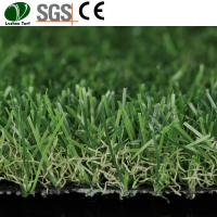 China Green Fake Synthetic Grass Tiles For Cricket Pitch Landscaping 4 Colors for sale
