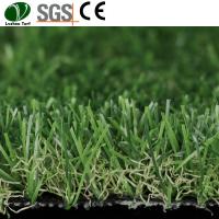 China Green Fake Synthetic Grass Tiles For Cricket Pitch Landscaping 4 Colors for sale