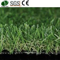 China Green Fake Synthetic Grass Tiles For Cricket Pitch Landscaping 4 Colors for sale