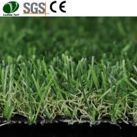 China Green Fake Synthetic Grass Tiles For Cricket Pitch Landscaping 4 Colors for sale