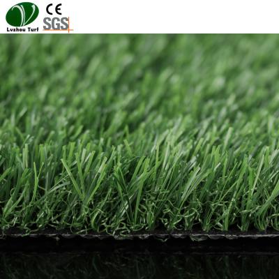 China Garden Fake Artificial Lawn Carpet 25mm Pile Height Anti Ultraviolet Industrial for sale