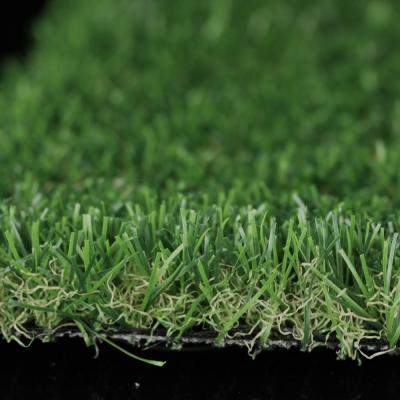 China Anti Ultraviolet Outdoor Synthetic Grass 25mm Pile Decorative Landscaping for sale