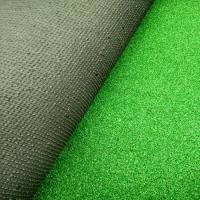 China Soccer Indoor Grass Mat / 10mm Pile Waterproof Grass Carpet 0.2mm Width for sale
