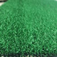 China Soccer Indoor Grass Mat / 10mm Pile Waterproof Grass Carpet 0.2mm Width for sale