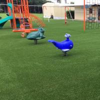 China Always Green Artificial Grass Playground Surface 4*25m 2*25m Or Customized for sale