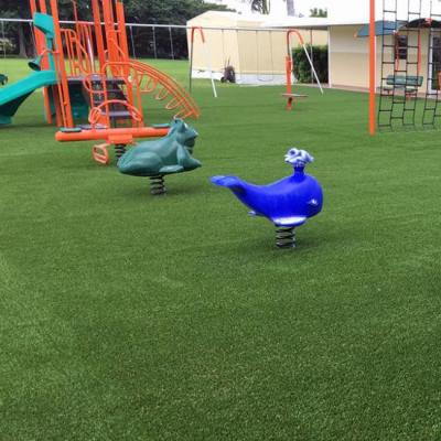 China Always Green Artificial Grass Playground Surface 4*25m 2*25m Or Customized for sale