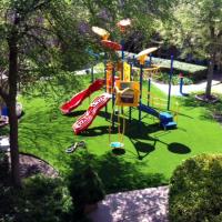 China Natural Feeling 35mm 40mm Artificial Grass For Playground Soft Sheet Scenery for sale