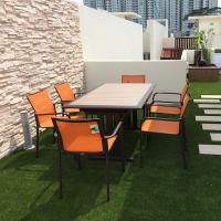 China Landscaping Residential Fake Grass / Tufted Plastic Synthetic Lawn Grass for sale
