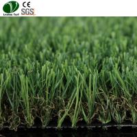 China Synthetic Plastic Lawn Grass With Title 4 Colors Environment Friendly for sale