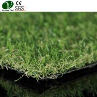 China Landscaping Green Roof Grass 15mm Pile Height 13600 Density Synthetic for sale