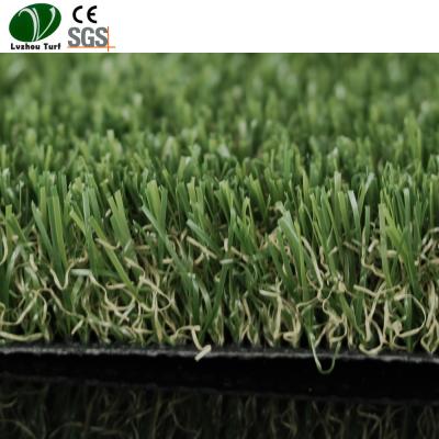 China Party Decoration  Artificial Grass For Outside  / 25mm Green Grass Outdoor Mat for sale