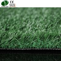 China Fake Plastic Grass Landscaping 35mm Pile Height Green Color Artificial for sale
