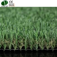 China Natural Looking Green Roof Grass / Leisure Forever Green Artificial Turf for sale