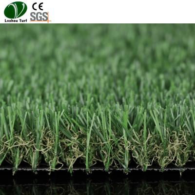 China Natural Looking Green Roof Grass / Leisure Forever Green Artificial Turf for sale