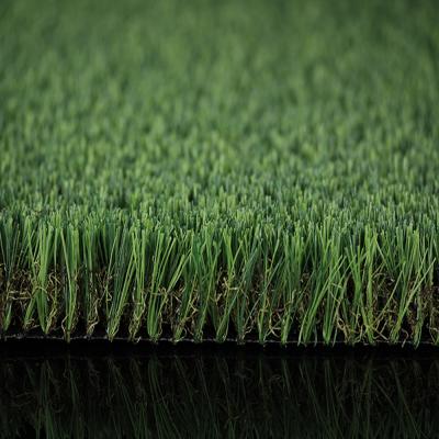 China Four Tones Outdoor Artificial Grass Mat / Imitation Lawn Turf Landscaping for sale