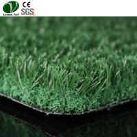 China Green Sports Synthetic Grass / Landscaping Interlocking Grass Deck Tiles for sale