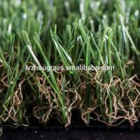 China 40mm Artificial Golf Grass Landscape Synthetic Green 16800turfs Every Sqm for sale