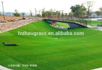 China 40mm Artificial Golf Grass Landscape Synthetic Green 16800turfs Every Sqm for sale