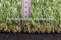 China Outdoor Garden Synthetic Turf / 35mm Artificial Grass Backyard V Shape for sale