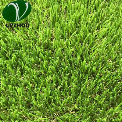 China Fake Green Artificial Grass Landscaping Garden 16800 Turfs Every Sqm for sale