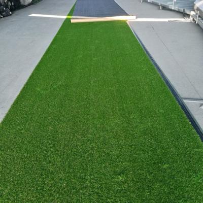 China Outdoor Garden Artificial Grass / Fake Grass Front Garden 35mm Height V Shape for sale