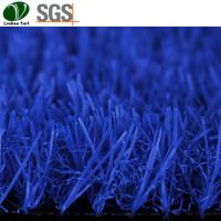 China Indoor Outdoor Artificial Turf Blue Synthetic Grass Carpet Garden Landscaping for sale