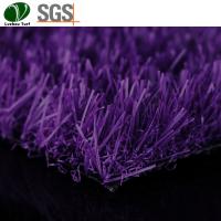 China Purple Artificial Grass Landscaping For Home Garden for sale