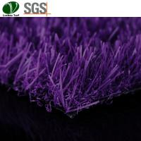 China Purple Artificial Grass Landscaping For Home Garden for sale