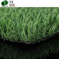 China Composite Pet Friendly Fake Lawn 25mm Pile Animal Feeding Green Color for sale