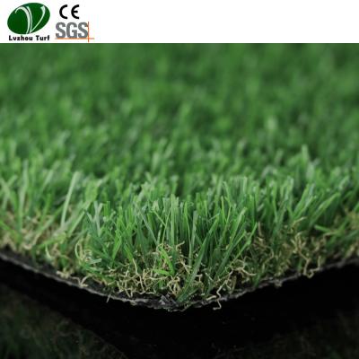 China Outdoor Laying Sports Synthetic Grass / PP PE Synthetic Cricket Turf for sale
