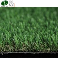 China 25mm Tennis Court Artificial Grass / Fake Grass Landscape Synthetic Green for sale