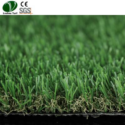 China Anti Ultraviolet Plastic Turf Grass Mat 8 - 15 Years  Long Service Life for sale
