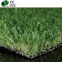 China 4 Colors Fake Grass Rug Outdoor 25mm Pile Height Cesped Sintetico Futbol for sale