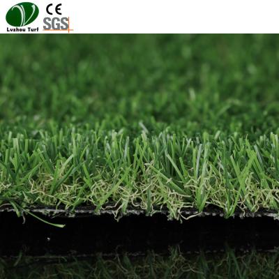 China Plastic Garden Synthetic Turf / Landscape False Artificial Grass Patch for sale